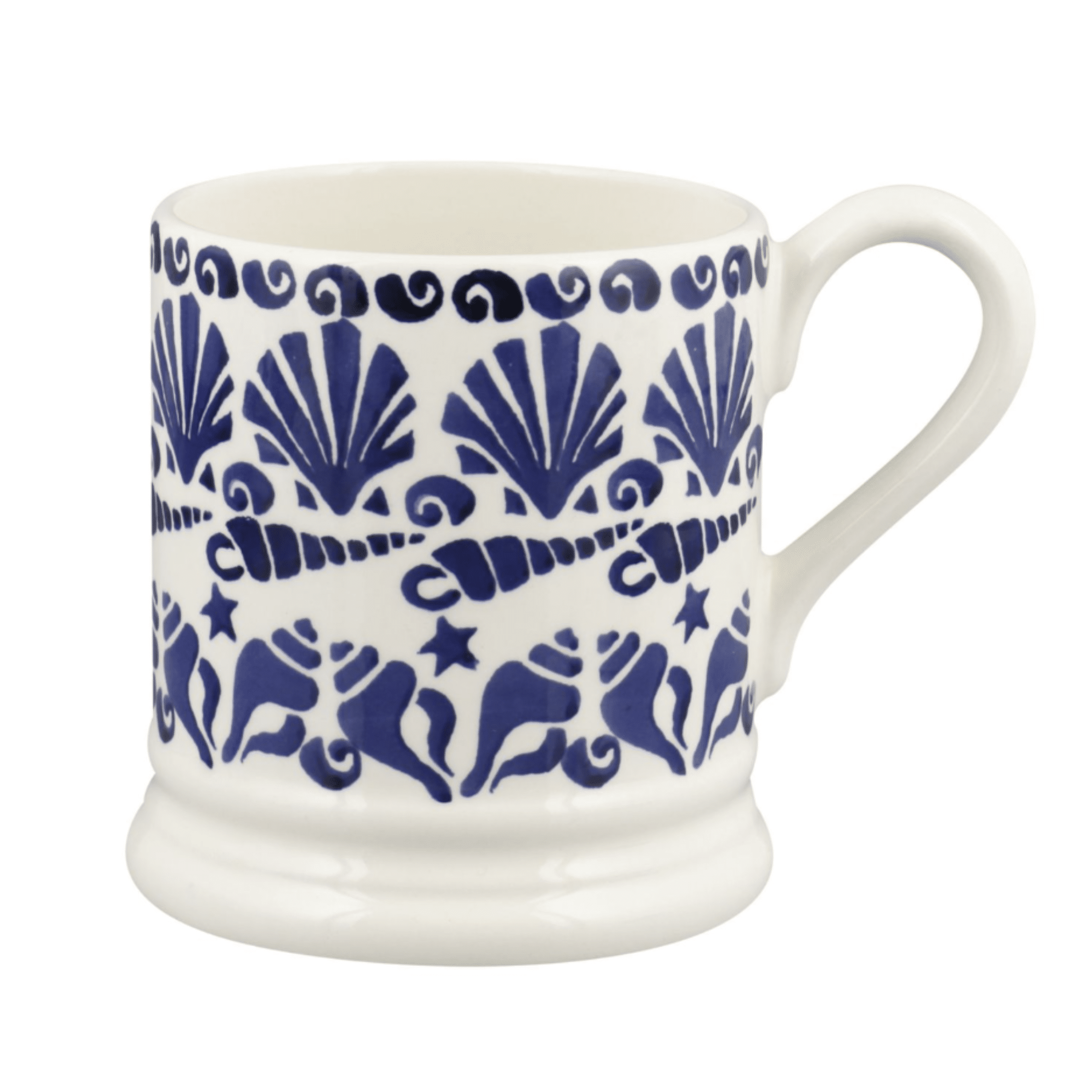 Emma Bridgewater - Spongeware Mug Blue Shells - Jacka Design